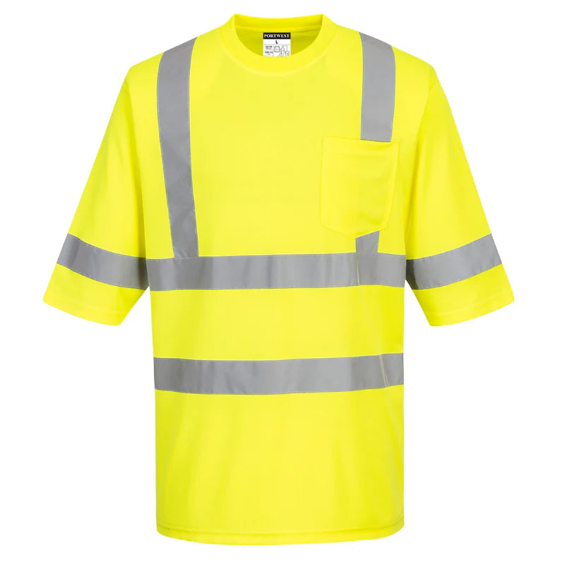 6XL High Visibility Shirts | Reflective Work Safety Shirt — Safety ...