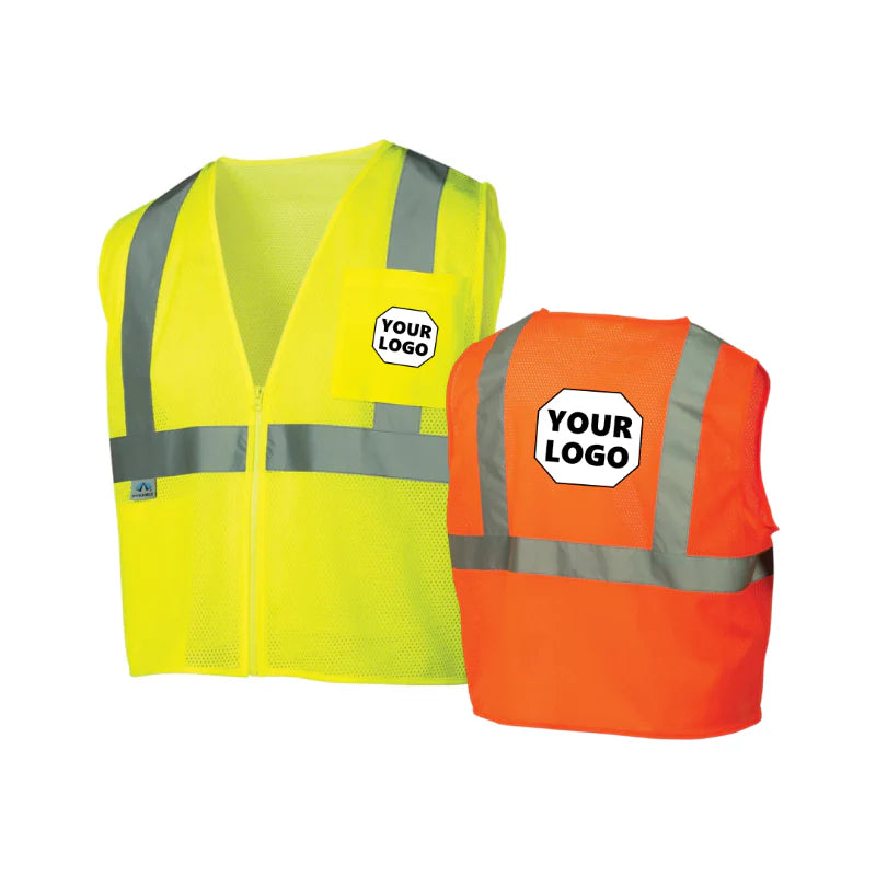 Custom Safety Vest | Personalized Hi Vis Vest s with Logo — Safety ...