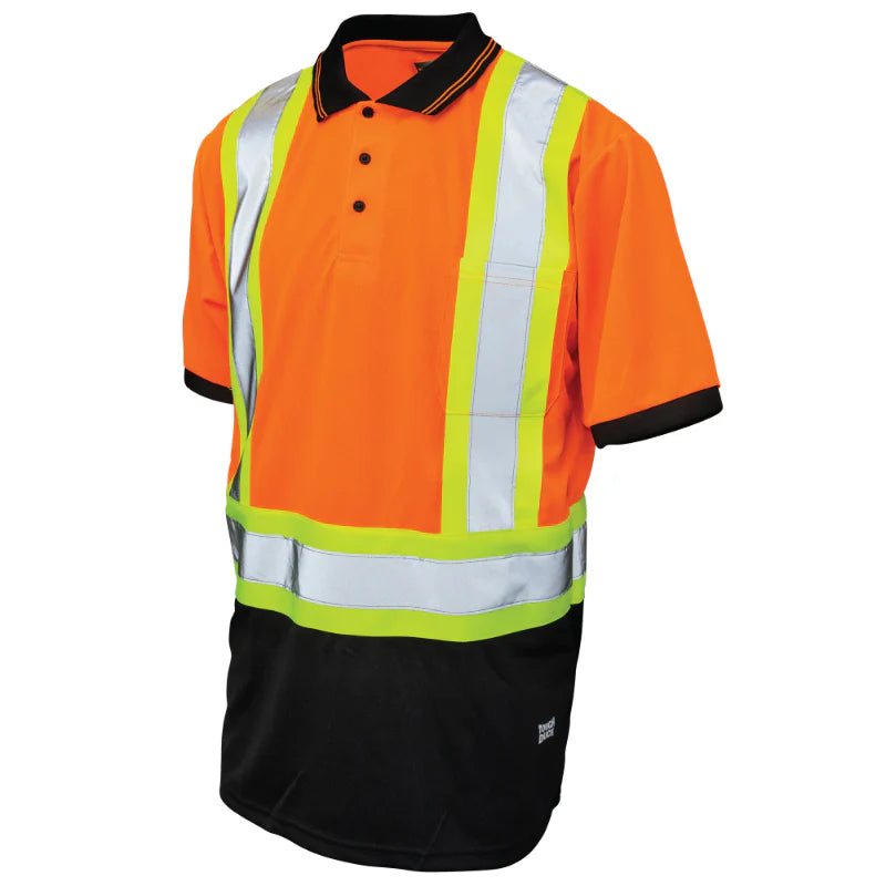 ANSI Class 2 High Visibility Shirts | Reflective Safety Work Shirt ...