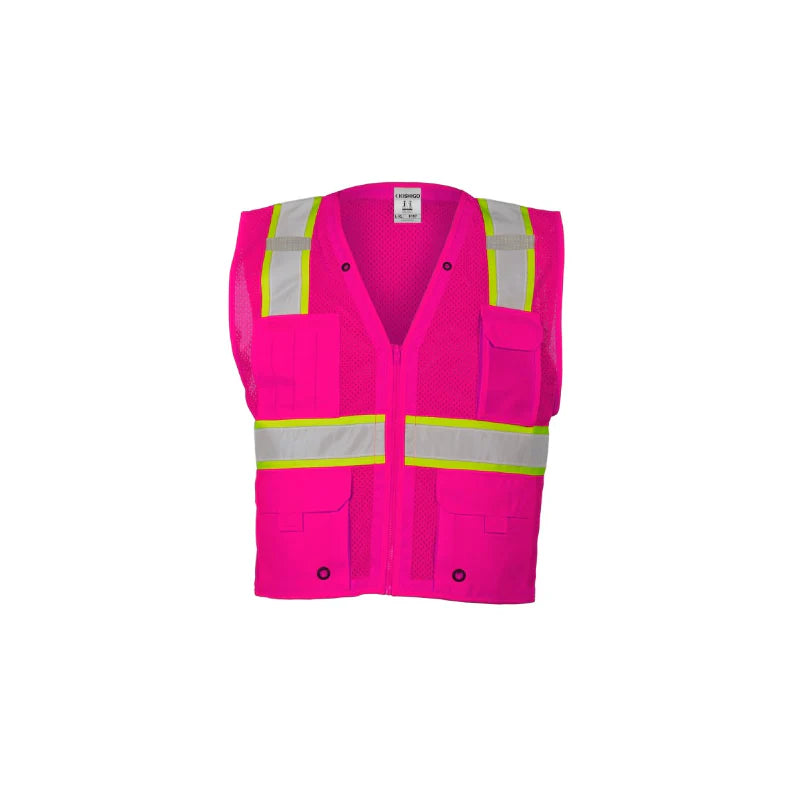 Hot Pink Construction Vest — Safety Vests and More