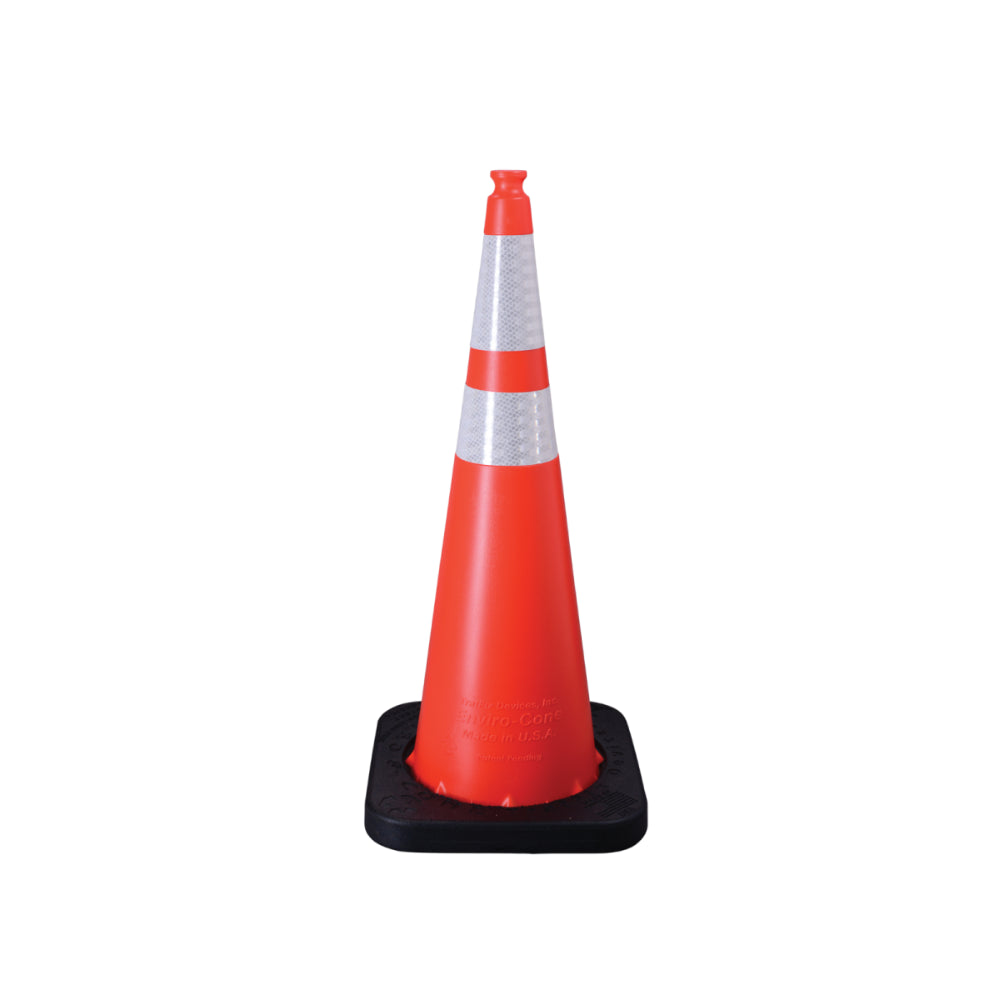 Enviro Cone 36" Traffic Cone - Orange - 12 Lbs - 6" + 4" 3M Reflective ...