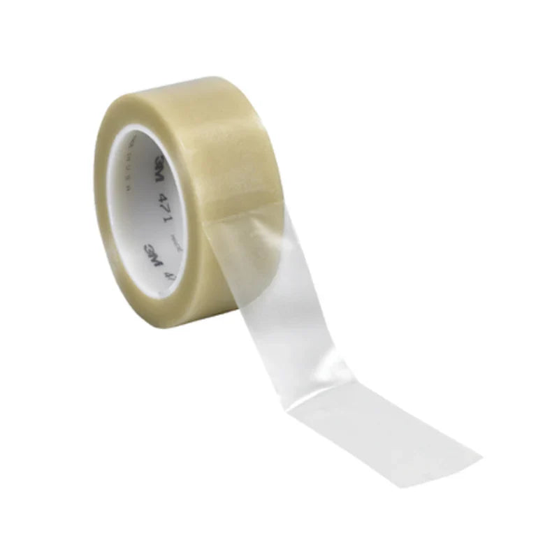 3M® 471 Premium Solid Tape - 5.2 Mil - 2" x 36 yds. - Clear — Safety ...