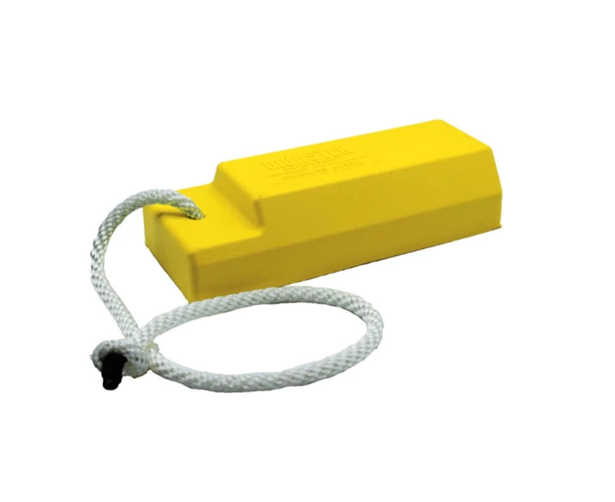 Aircraft Wheel Chock - 12" Length - With Rope Lanyard and Rubber Pad ...