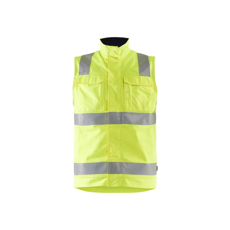 Blaklader® Workwear High Visibility Shell Safety Vest - Yellow Lime ...