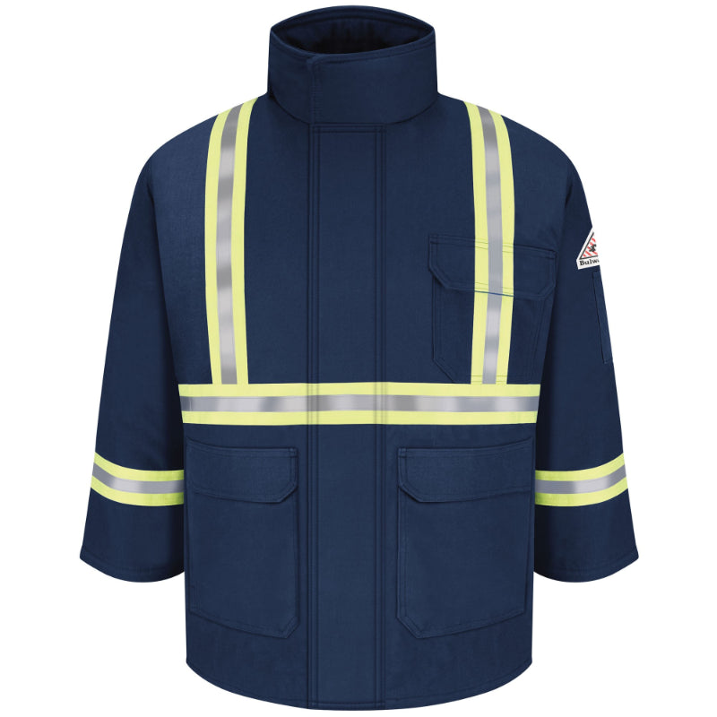 Bulwark® Men's FR Heavyweight Insulated Deluxe Parka with Reflective T ...