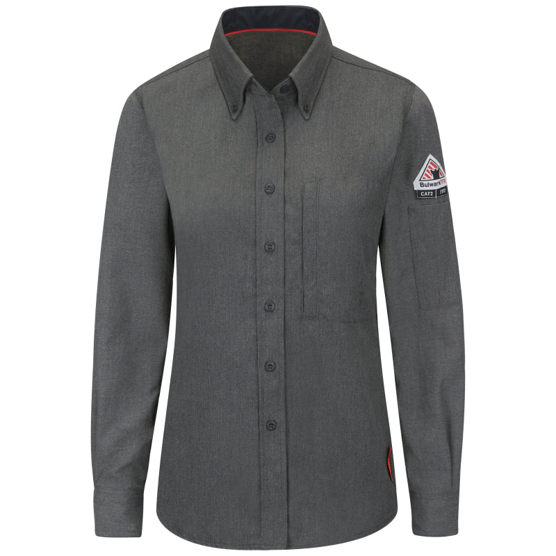Bulwark® FR iQ Series® Comfort Woven Women's Lightweight Shirt - QS51 ...