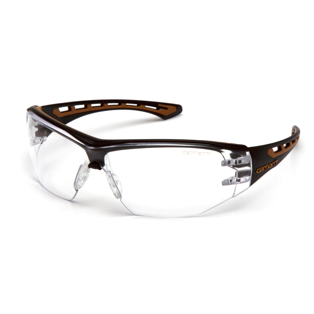 Carhartt Easley Vented Temples With Browguard Safety Glasses — Safety ...