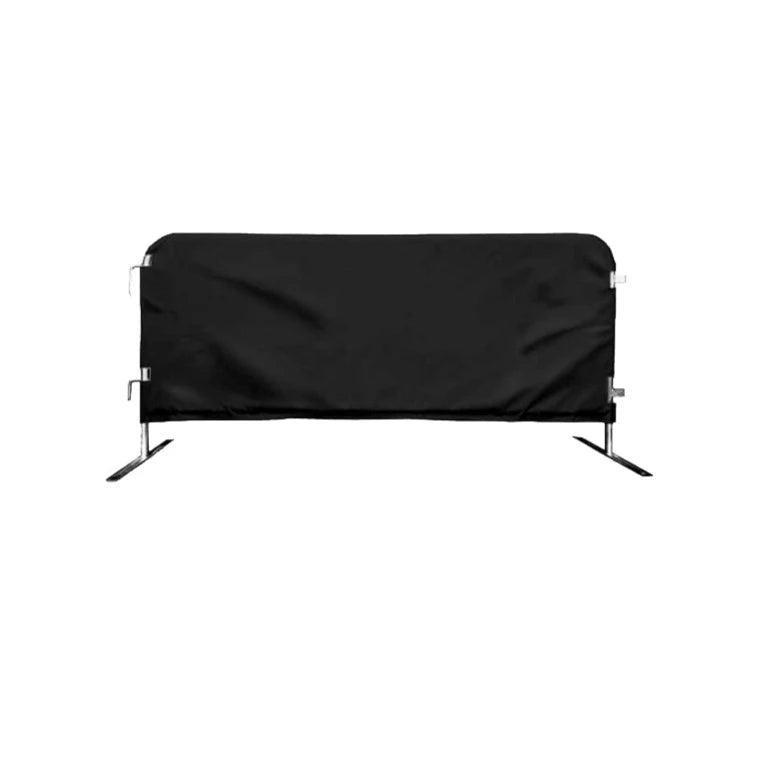 Crowdmaster® Vinyl Crowd Control Barricade Jacket Cover - 8 ft Long ...