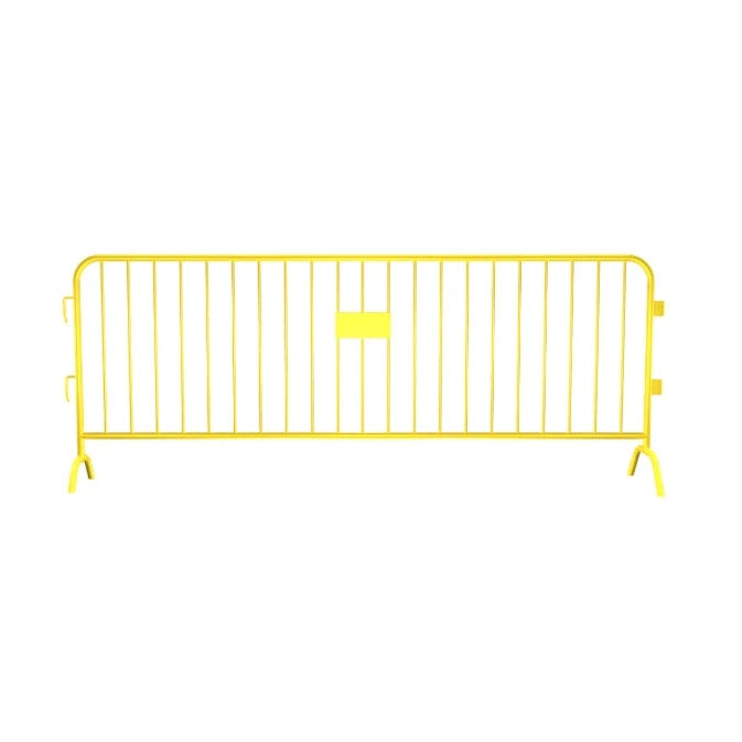 Crowdmaster® Crowd Control Powder Coated Steel Barricade - Bridge Feet ...