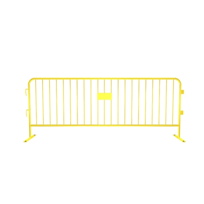 Crowdmaster® Crowd Control Powder Coated Steel Barricade - Flat Feet ...