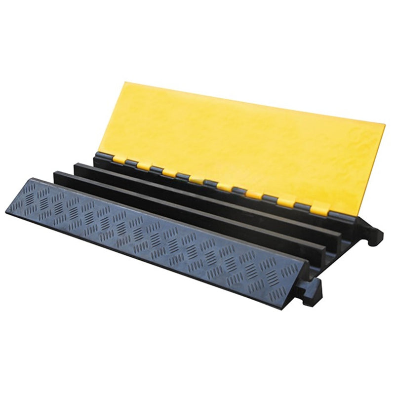 ATLAS Heavy Duty Cable Protector - 3 Channels - Yellow / Black - CP998 ...