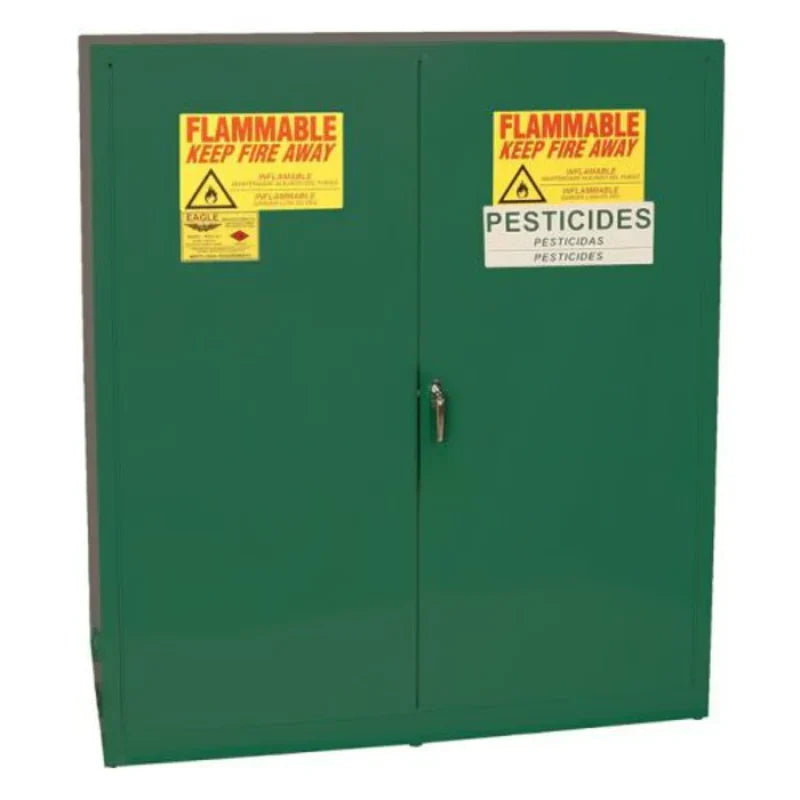 Safety Storage Cabinet 110 Gallon - Pesticides - 2 Self Closing Doors ...