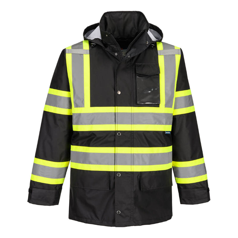 Portwest® Iona X Back Contrast Winter Waterproof Traffic Jacket – CB46 ...