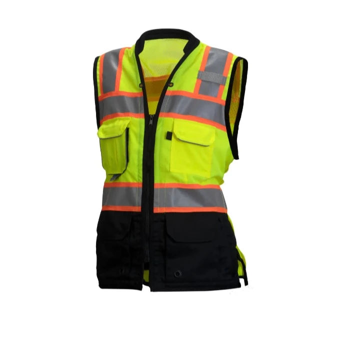 Pyramex® Hi-Vis Women's Fit ANSI Class 2 Mesh Safety Vest - RVZF61 Ser ...