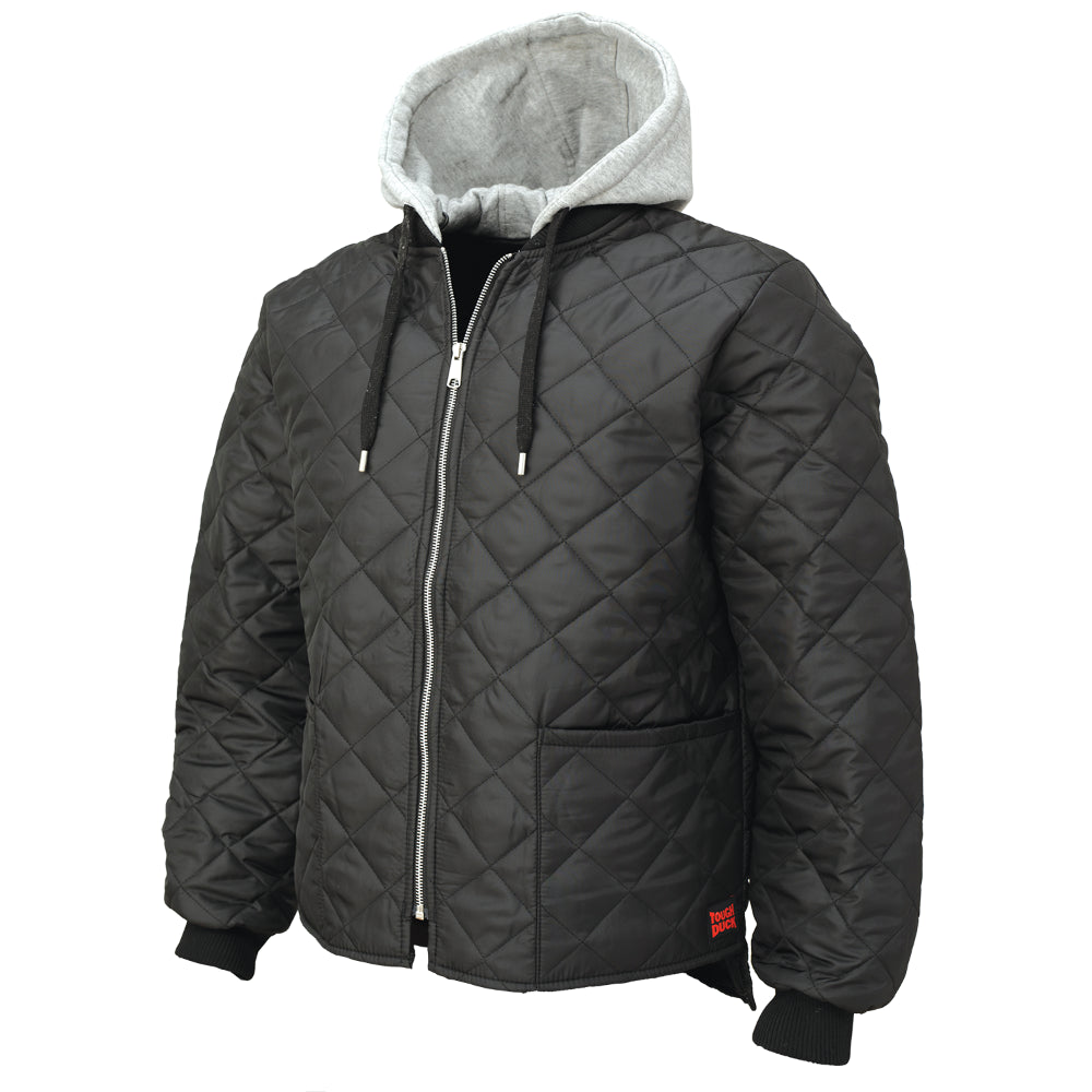 Tough Duck Quilted Hooded Freezer Jacket - WJ26 — Safety Vests and More