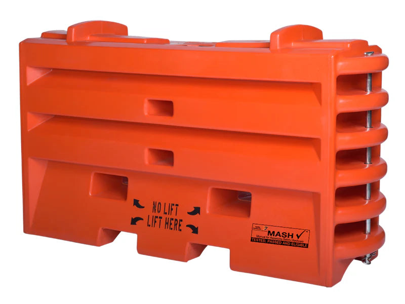 Traffix Devices Sentry Water Cable Barrier - 76" L x 43" H x 22" W - F ...