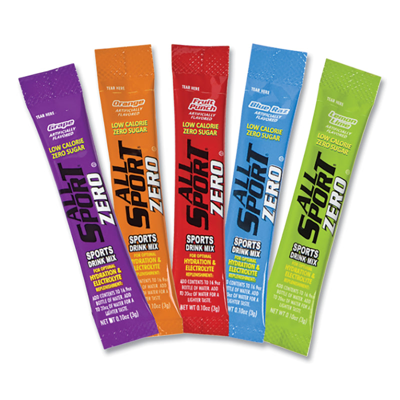 ALL SPORT® ZERO Drink Mix Powder Sticks - Assorted Flavors - 500 Stick ...