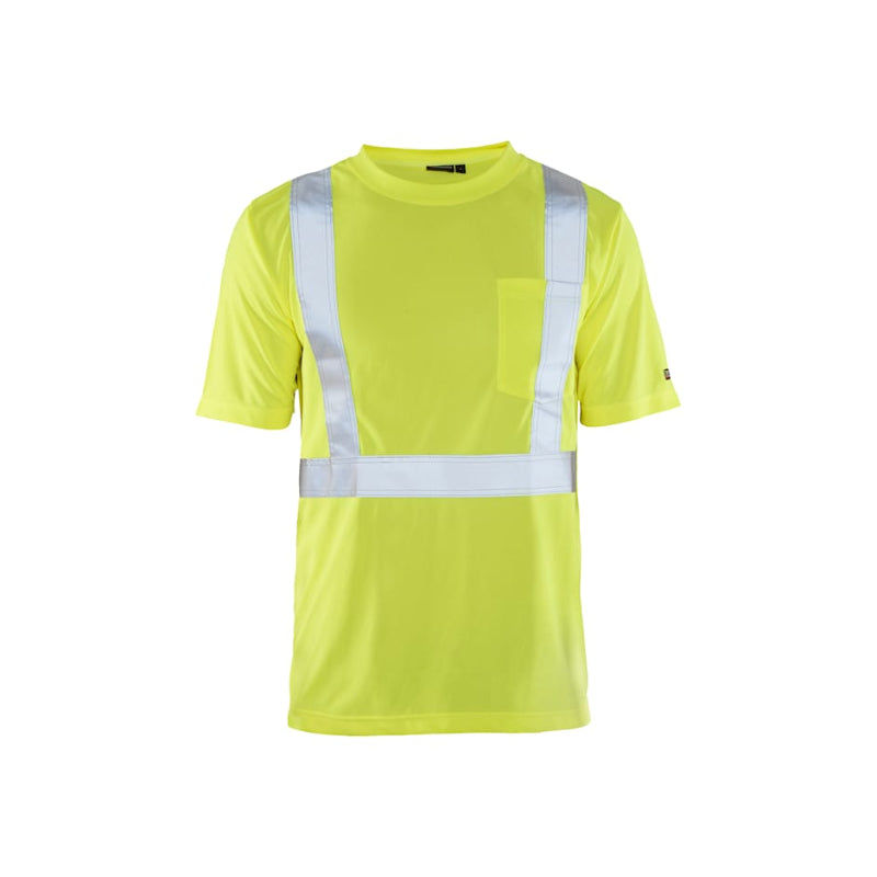 Blaklader® Workwear Hi-Vis T-Shirt - ANSI Class 2 Type R - Yellow - 34 ...