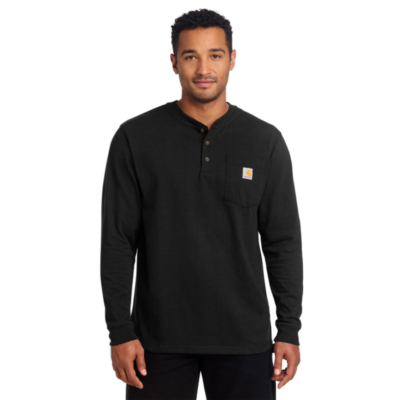 Carhartt® Long Sleeve Henley T-Shirt - Loose Fit - CTK128 — Safety ...