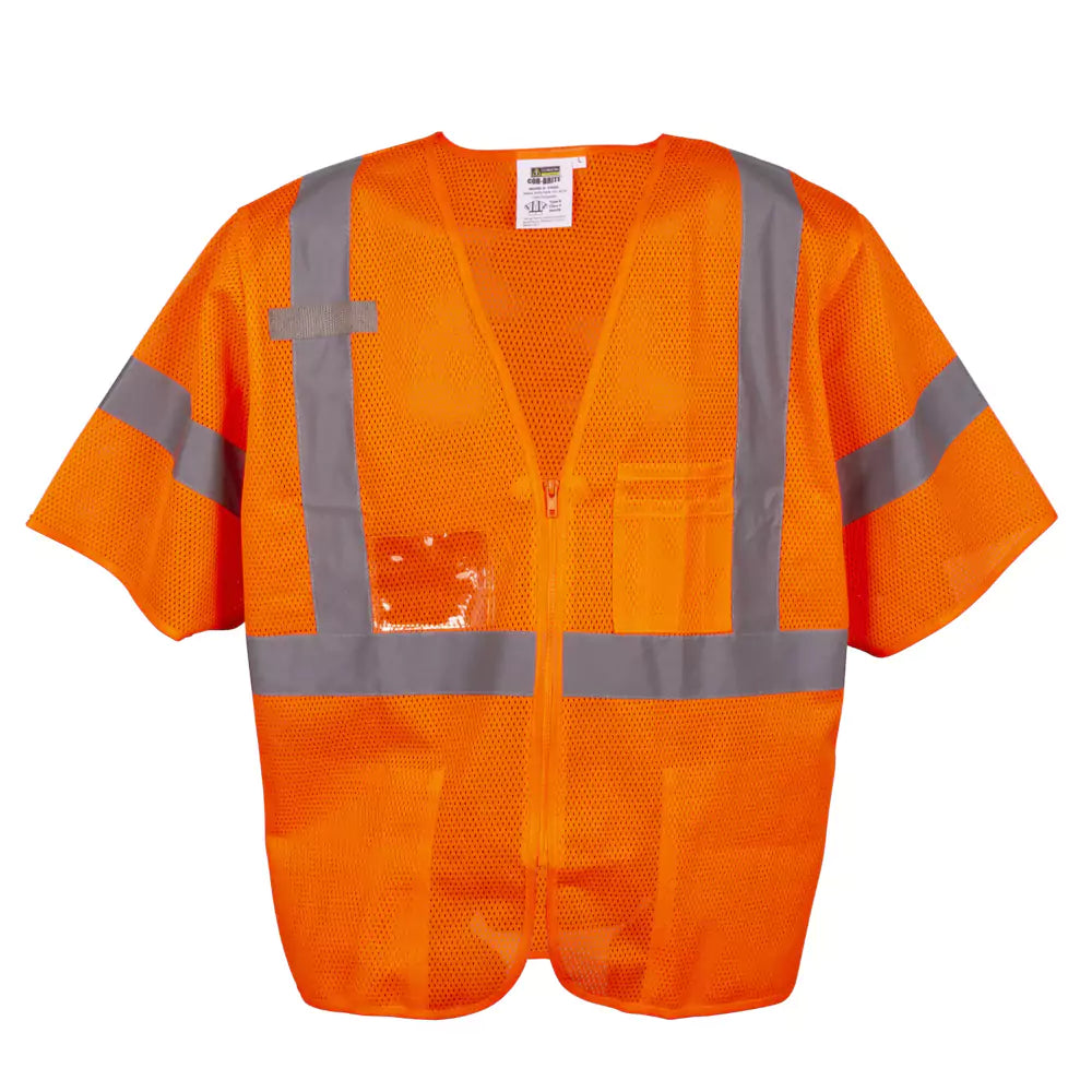 Cordova Cor-Brite® Type R Class 3 Mesh Safety Vest with 3 Pockets ...