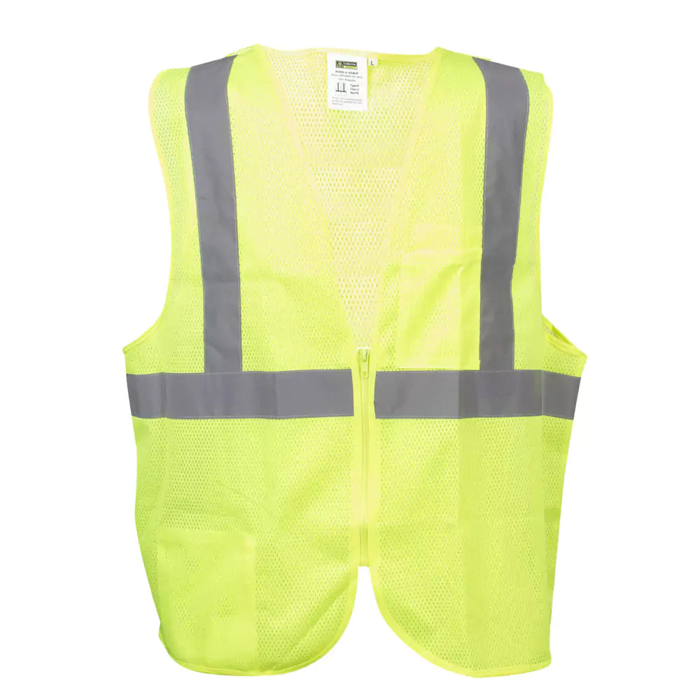 Cordova Type R Class 2 Mesh Zipper Closure Safety Vest VZ26 — Safety ...