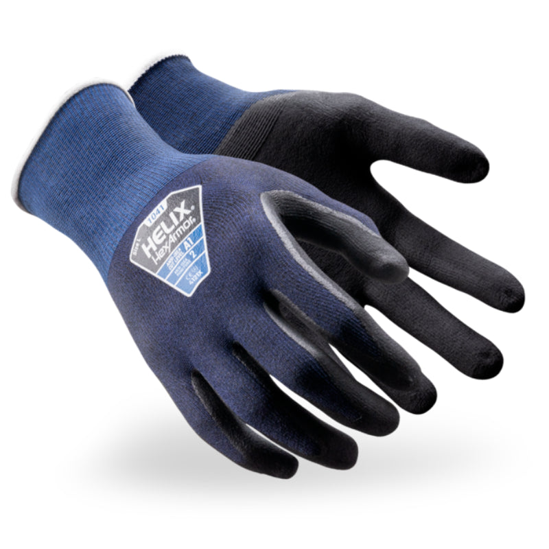 HexArmor® Helix® Cut Resistant Grip Gloves - ANSI Cut Level - A1 - 104 ...