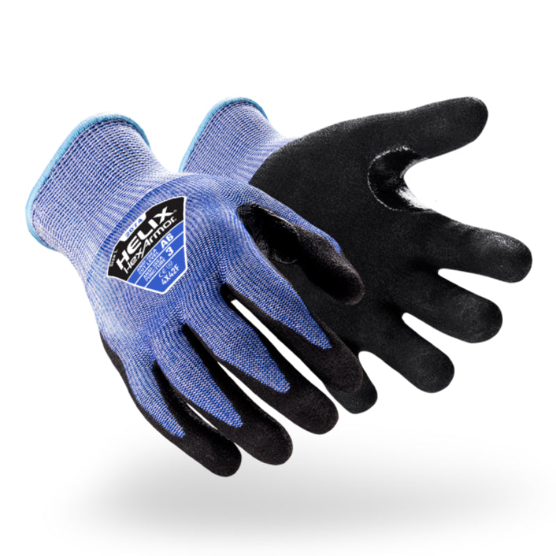 HexArmor® Helix® Cut Resistant Grip Gloves - ANSI Cut Level - A6 - 207 ...