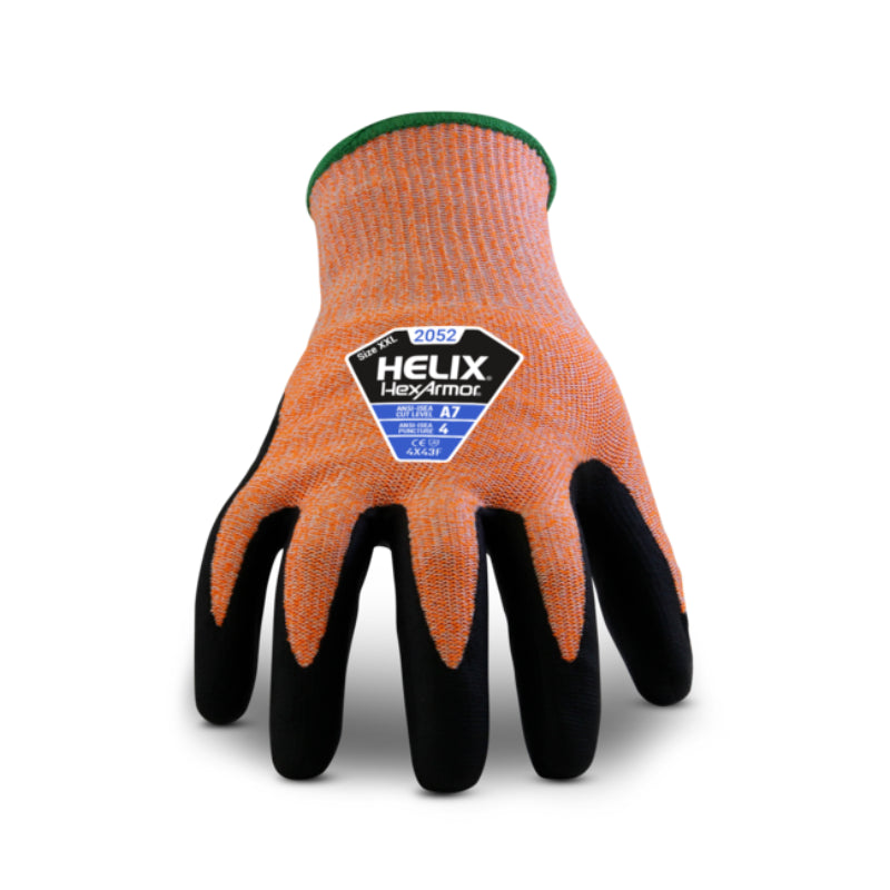 HexArmor® Helix® Hi Vis Cut Resistant Gloves - ANSI Cut Level - A7 - 2 — Safety Vests and More