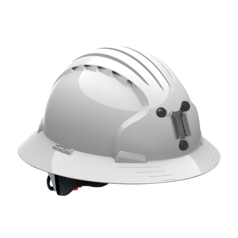 JSP® Evolution® Deluxe 6161 Full Brim Mining Hard Hat with HDPE Shell ...