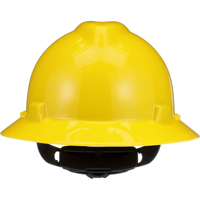 MSA® Safety V-Gard Full Brim Hard Hat - Fas-Trac Suspension - 475366 ...