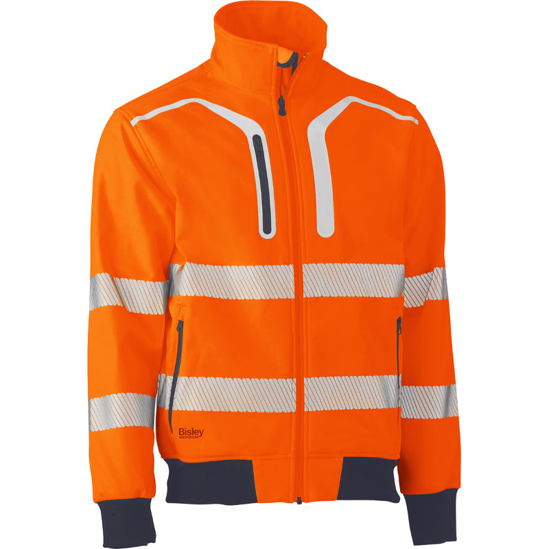 Bisley® Hi Vis Softshell Jacket - ANSI Class 3 Type R - 333M6979T ...