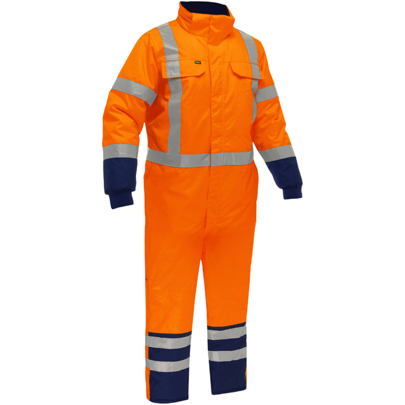 Bisley® Hi Vis X-Back Extreme Cold Coverall - ANSI Class 3 Type R - 34 ...