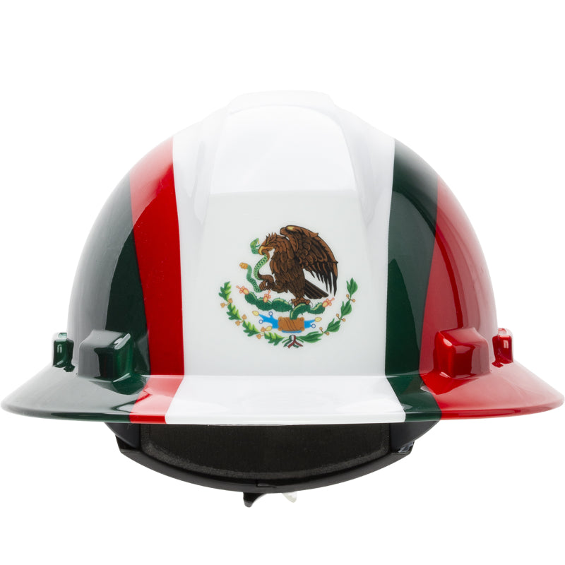 PIP® Kilimanjaro™ Full Brim Hard Hat with HDPE Shell - Wheel Ratchet A ...