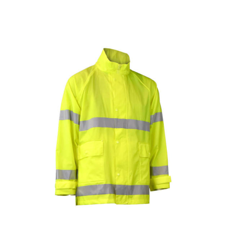 Radians High Visibility Rain Jacket - ANSI Class 3 - Type R - Waterpro ...