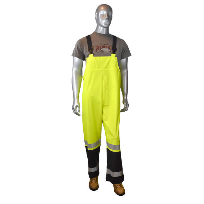 Radians High Visibility Rainwear Bib Overalls - ANSI Class E - RW07 ...