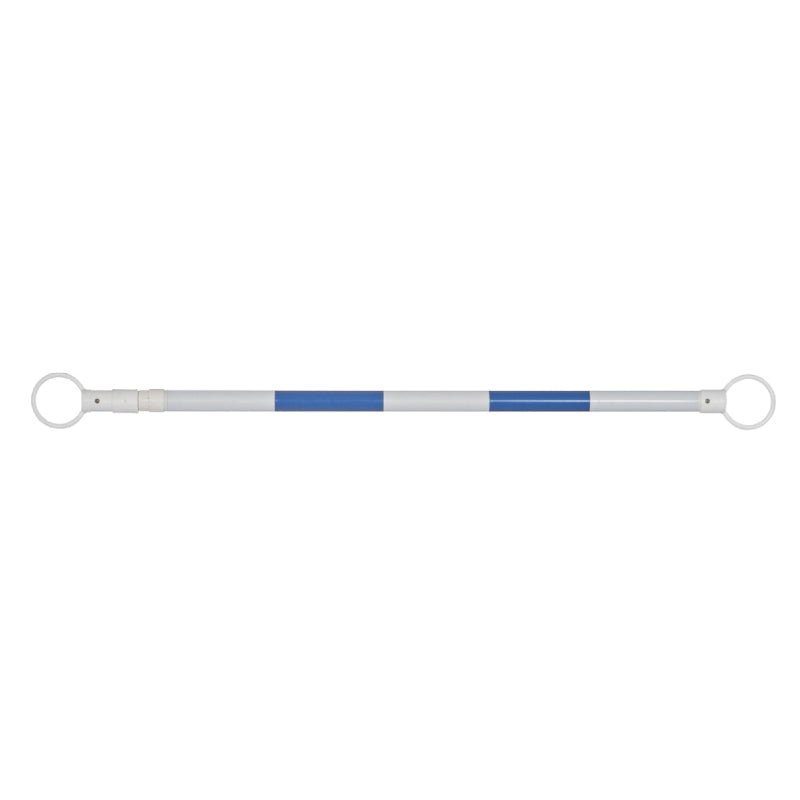 JBC Safety Retractable Traffic Cone Bar - 6ft to 10.5ft - Blue / White ...