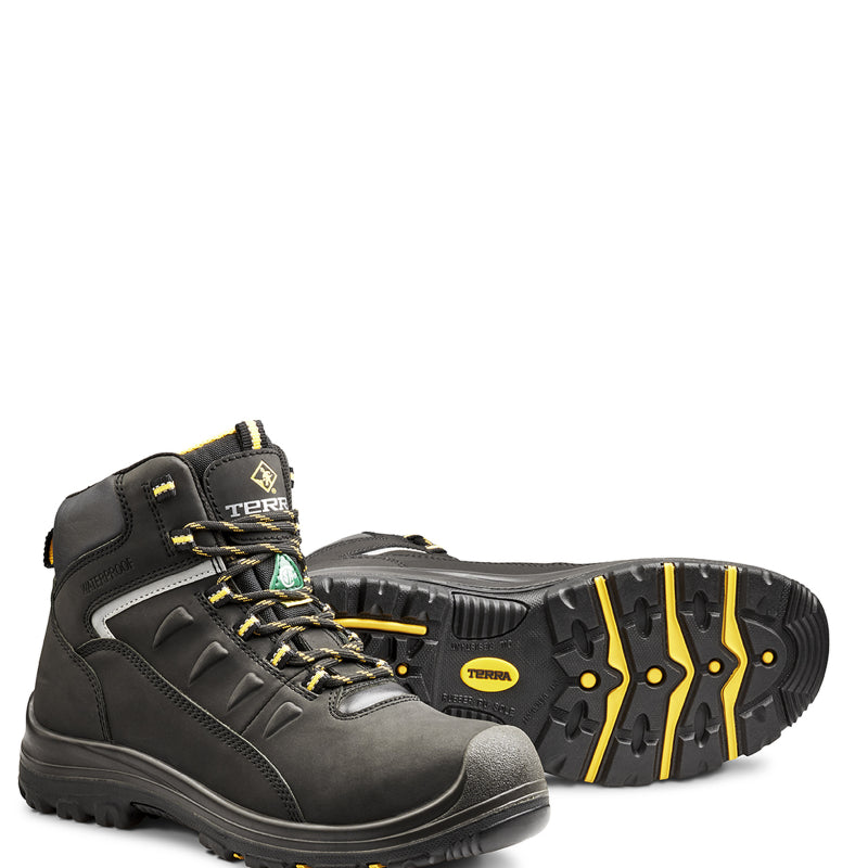 Terra® Men's Findlay 6" Waterproof & Puncture Resistant Work Safety Bo ...