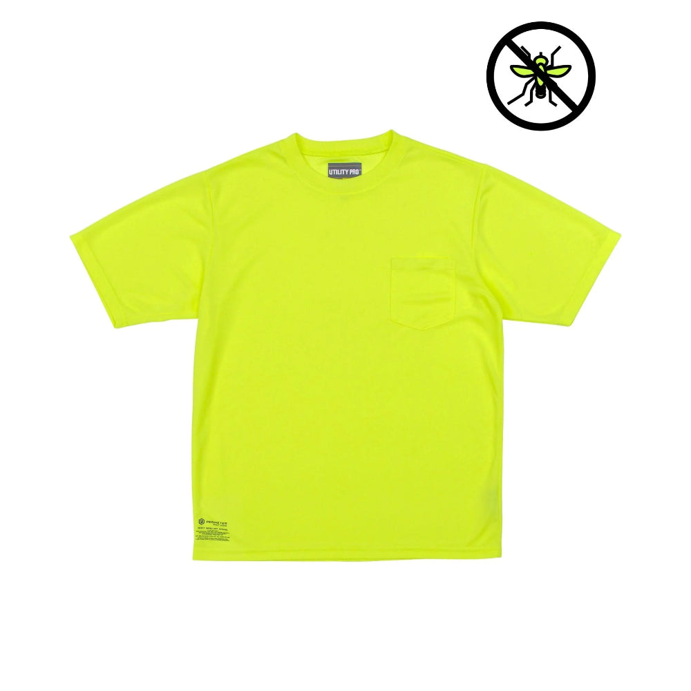 Utility Pro Insect Resistant Hi Vis Short Sleeve Polyester Safety Shir ...