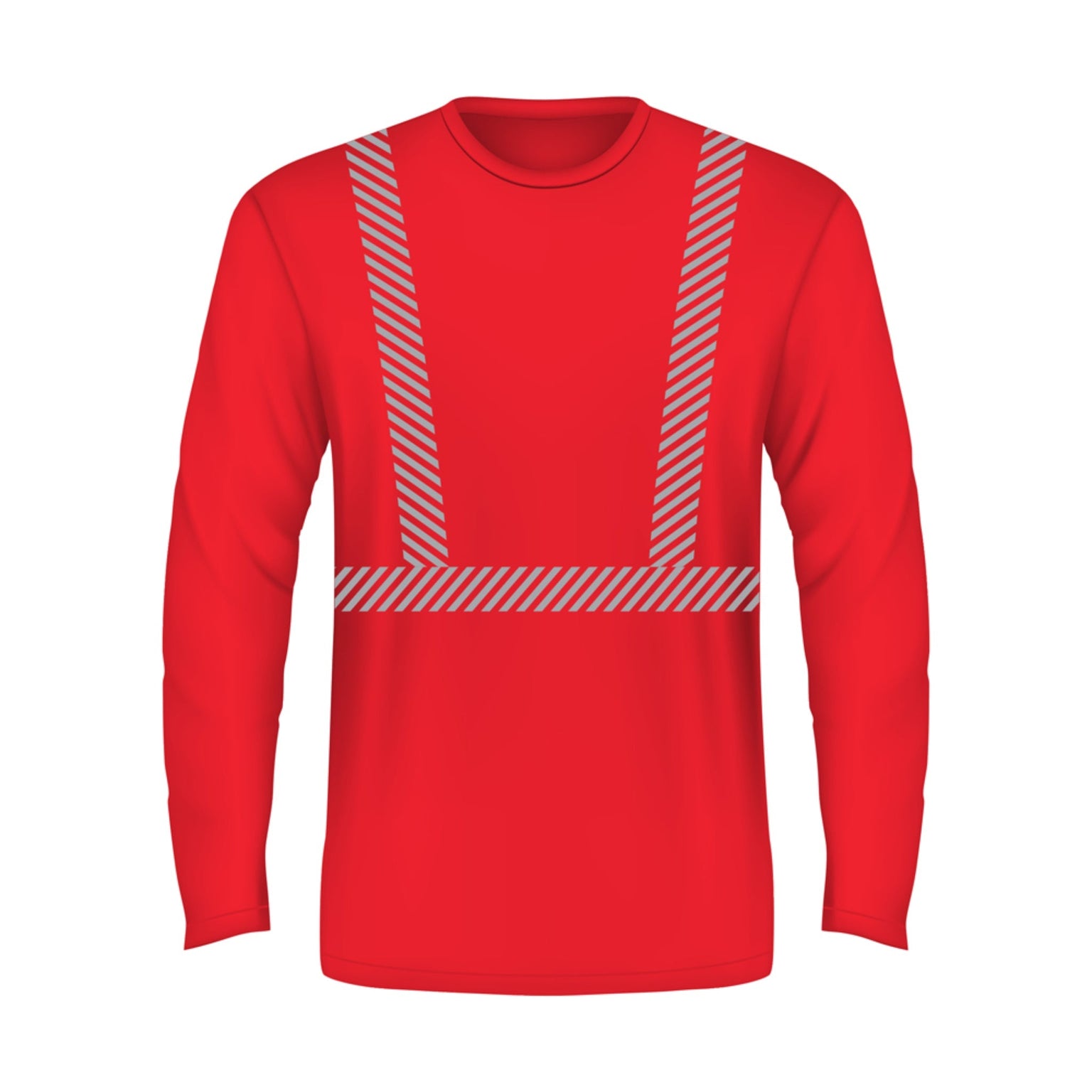 Red High Visibility Shirts | Reflective Safety Work Shirt — Safety ...