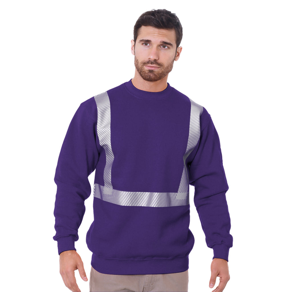 Purple High Visibility Shirts | Reflective Safety Work Shirt — Safety ...