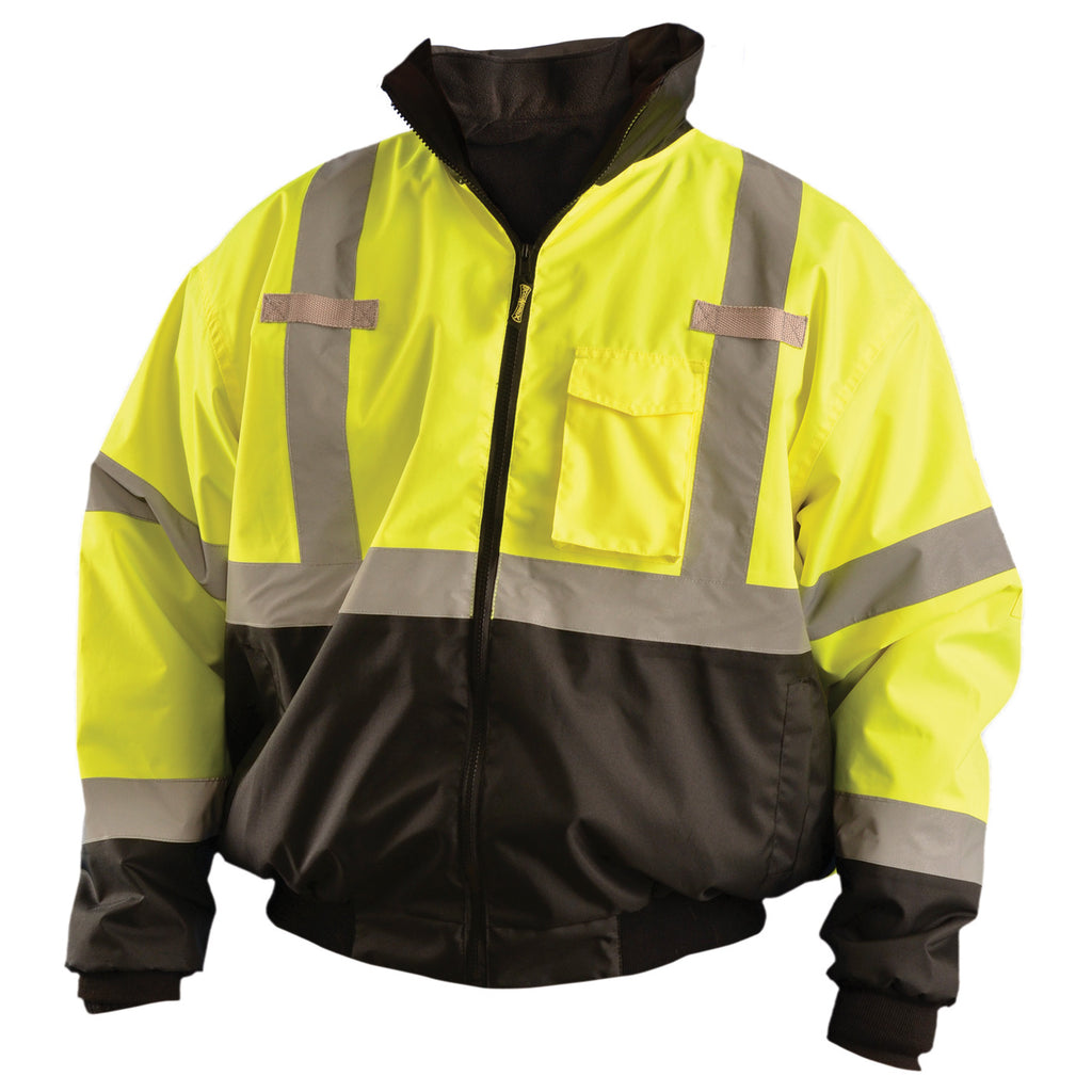 Hi Vis Jacket With Removable Lining / Sleeves — Safety Vests and More