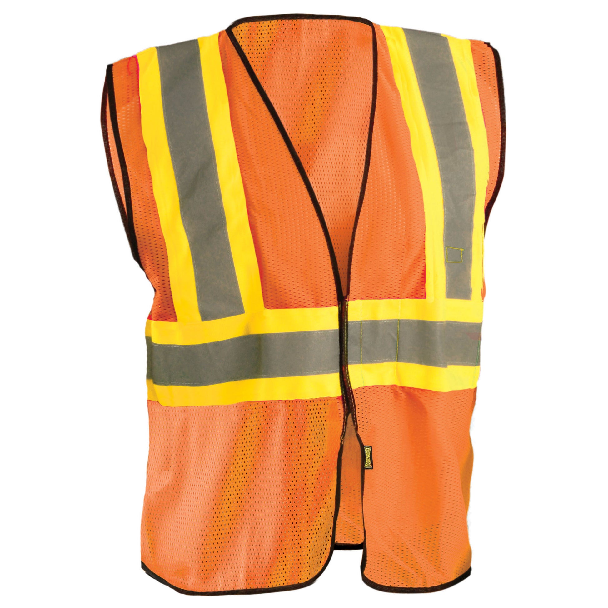 OccuNomix High Visibility Value Two Tone Mesh Safety Vest - Yellow / O ...