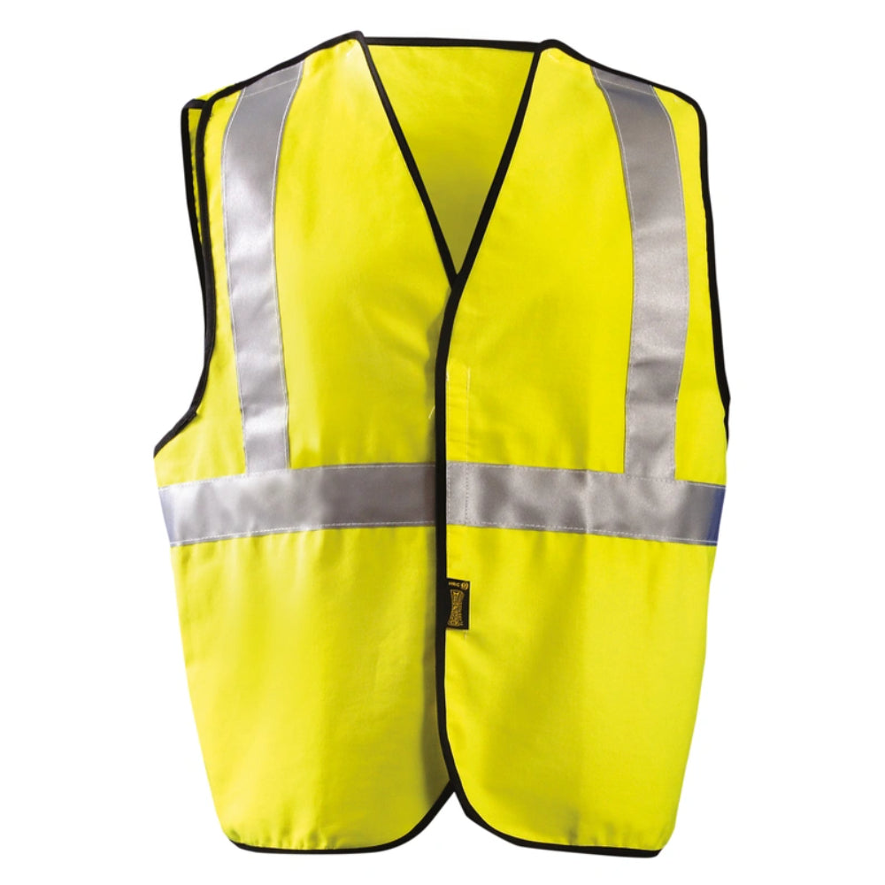 OccuNomix Flame Resistant 5 PT Break Away ANSI Class 2 Solid Vest ...