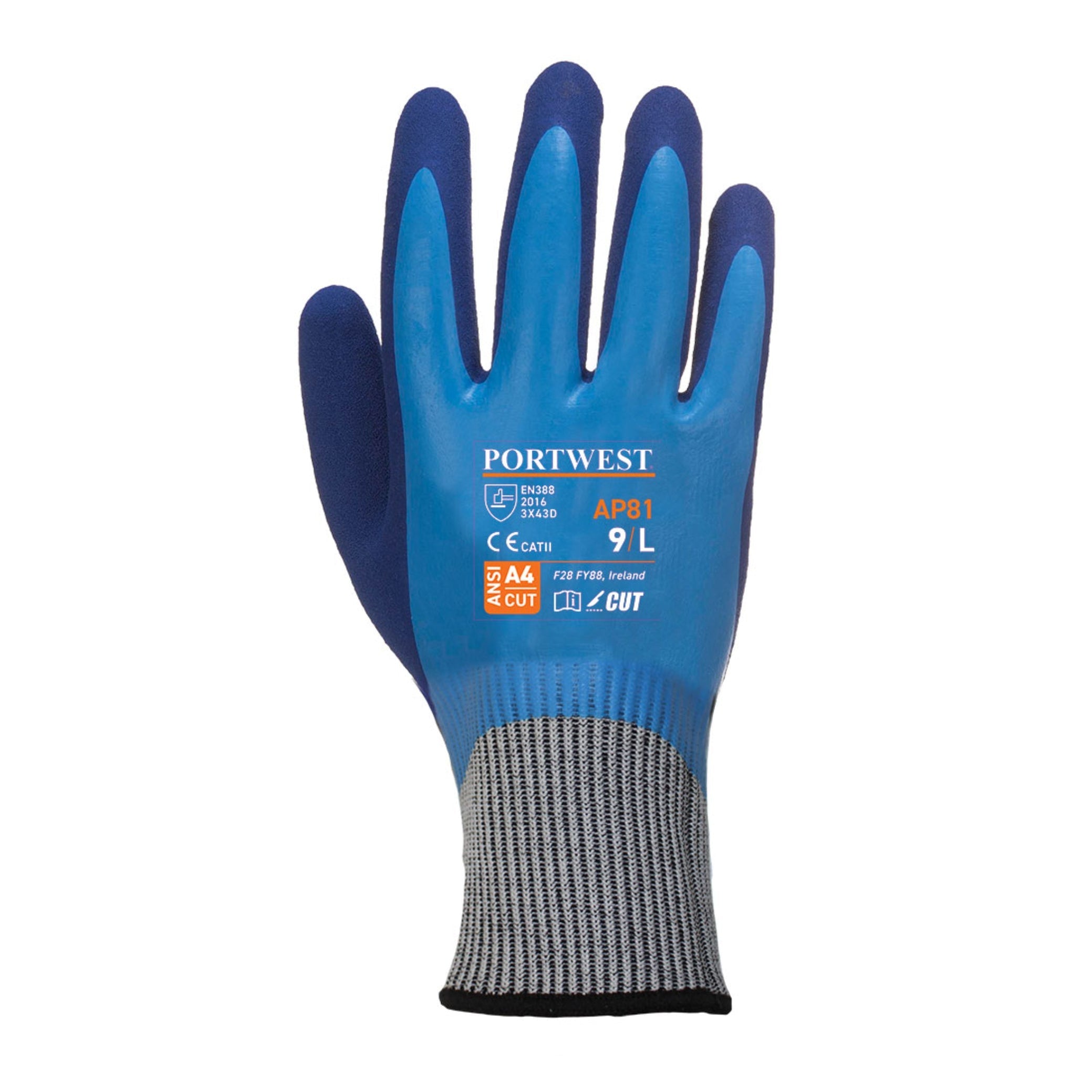 PORTWEST Liquid Pro HR Cut Gloves - ANSI Cut Level A4 - AP81 — Safety ...