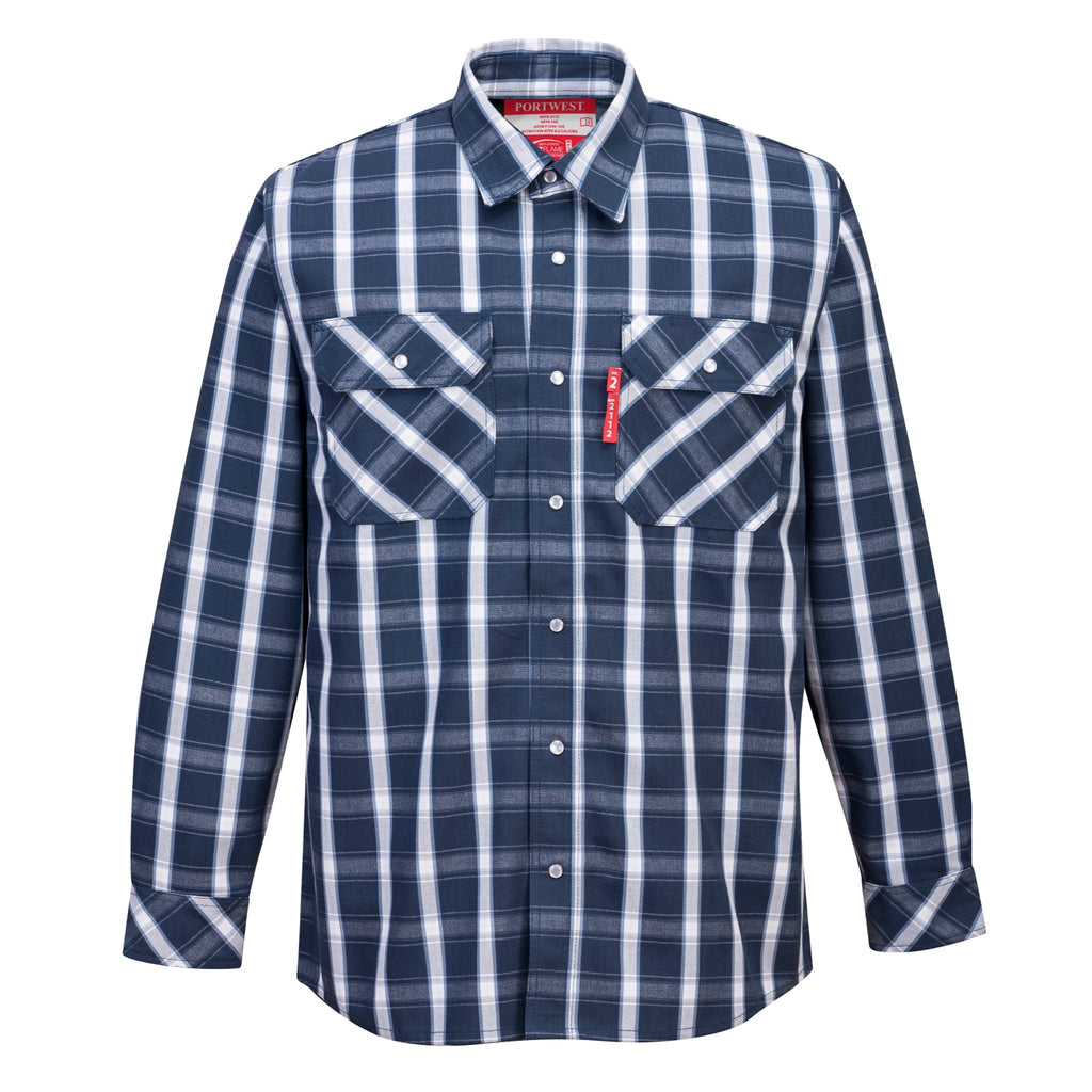 Flame Resistant Button Up Shirts | FR Button Down Work Shirt — Safety ...