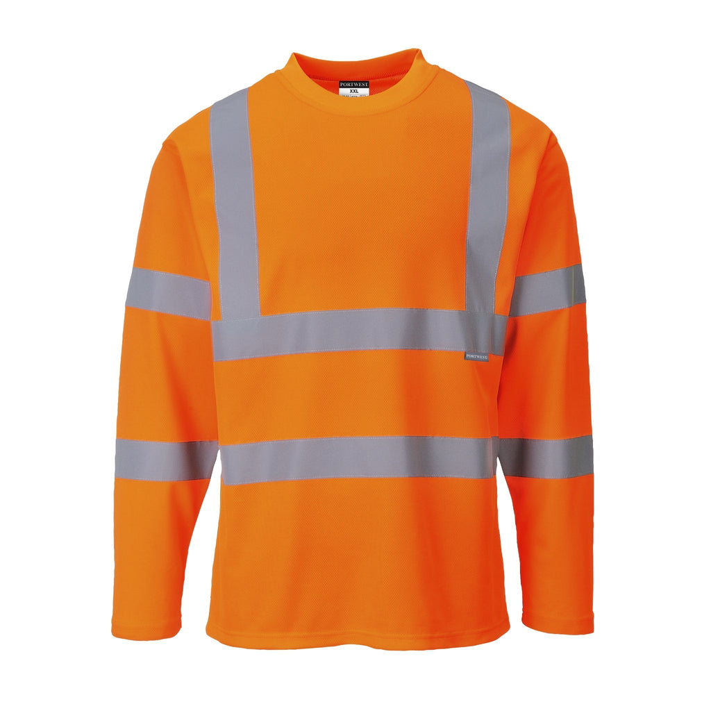 High Visibility Orange Shirts | Reflective Safety Work Shirt — Safety ...