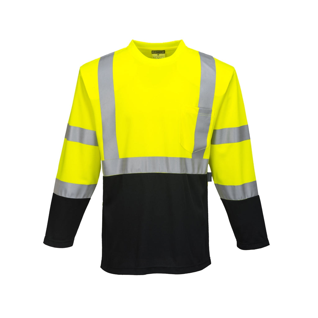 High Visibility Long Sleeve Shirts | Reflective Safety Work Shirt ...
