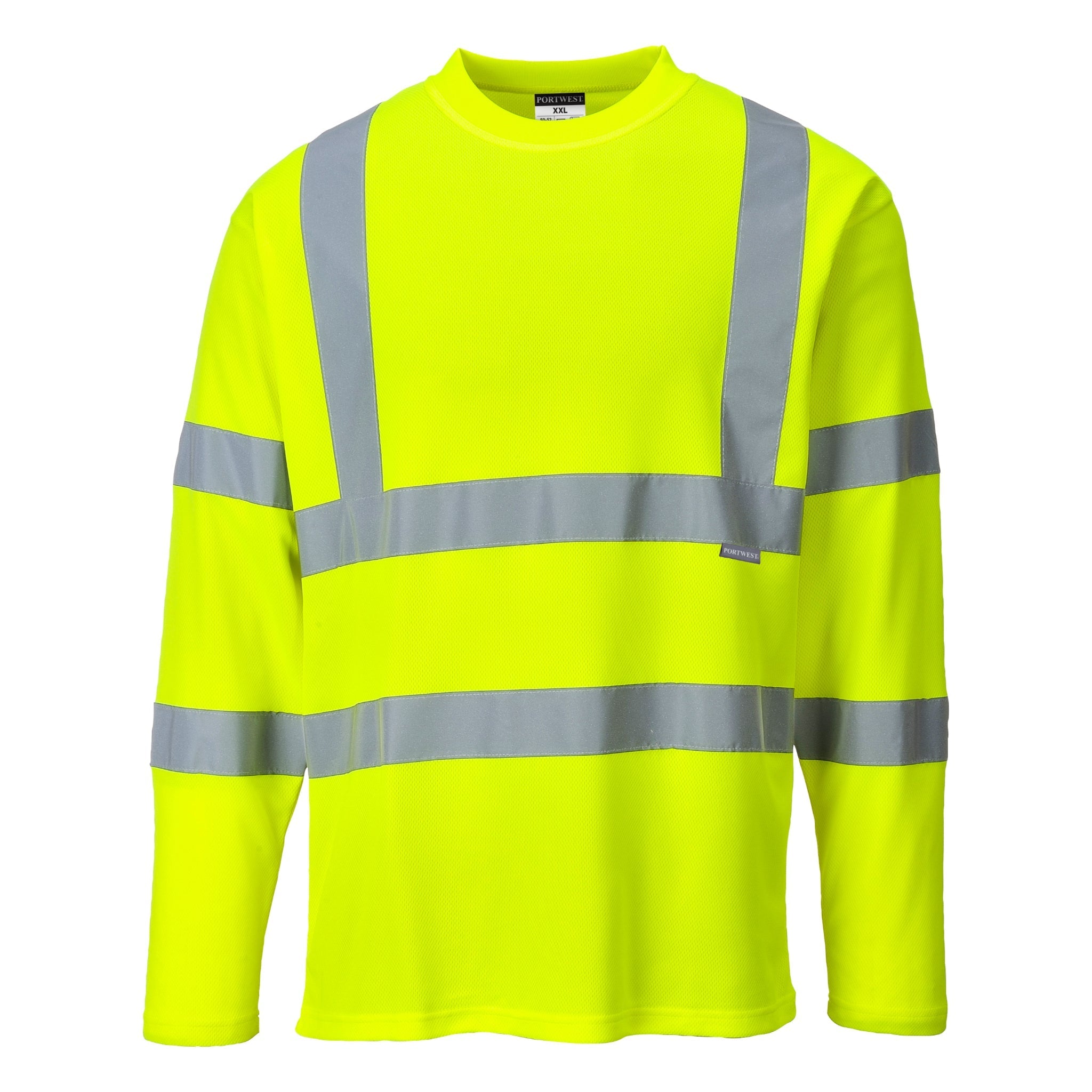 Yellow High Visibility Shirts | Reflective Safety Work Shirt — Safety ...
