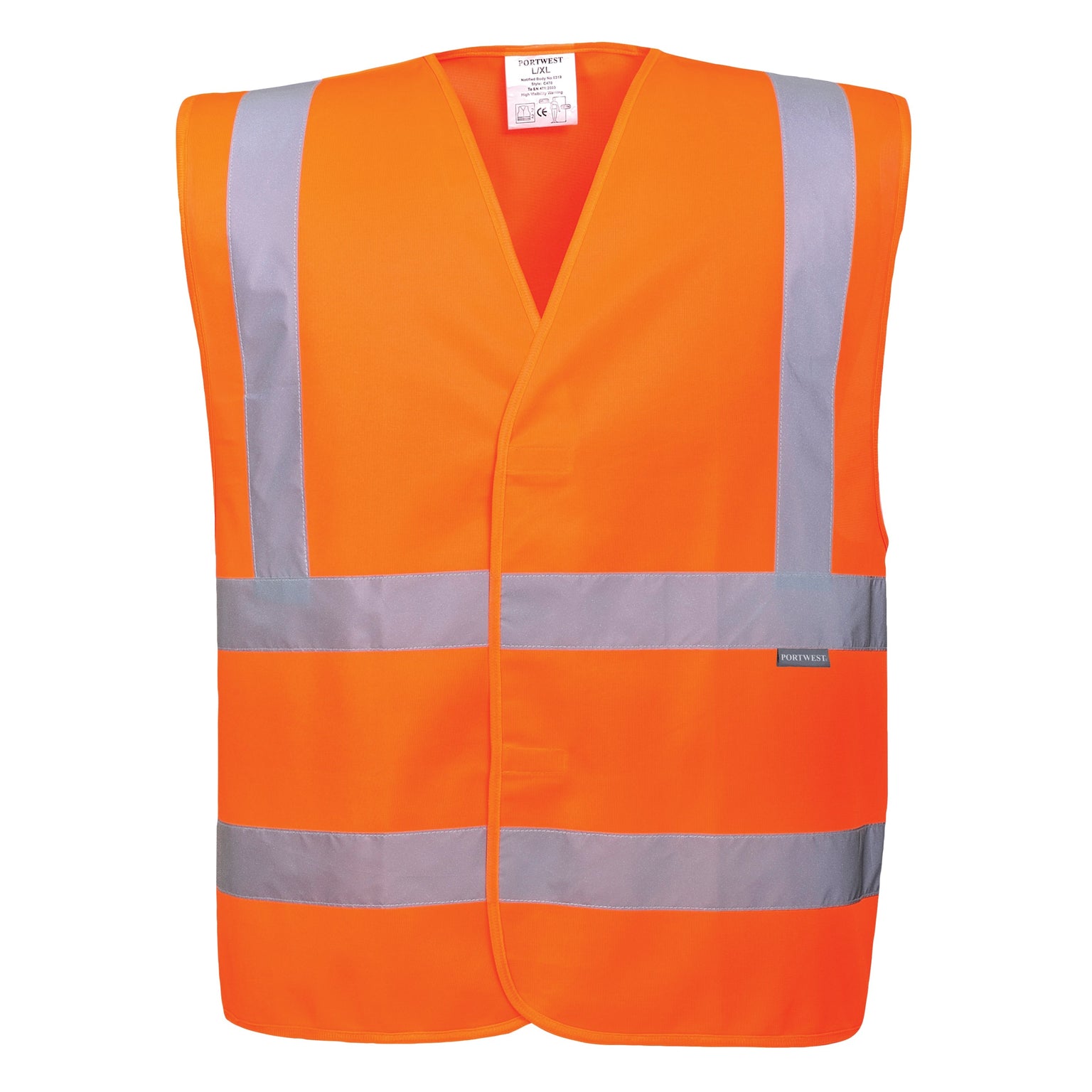 Orange Safety Vest | High Visibility Reflective Vests — Safety Vests ...