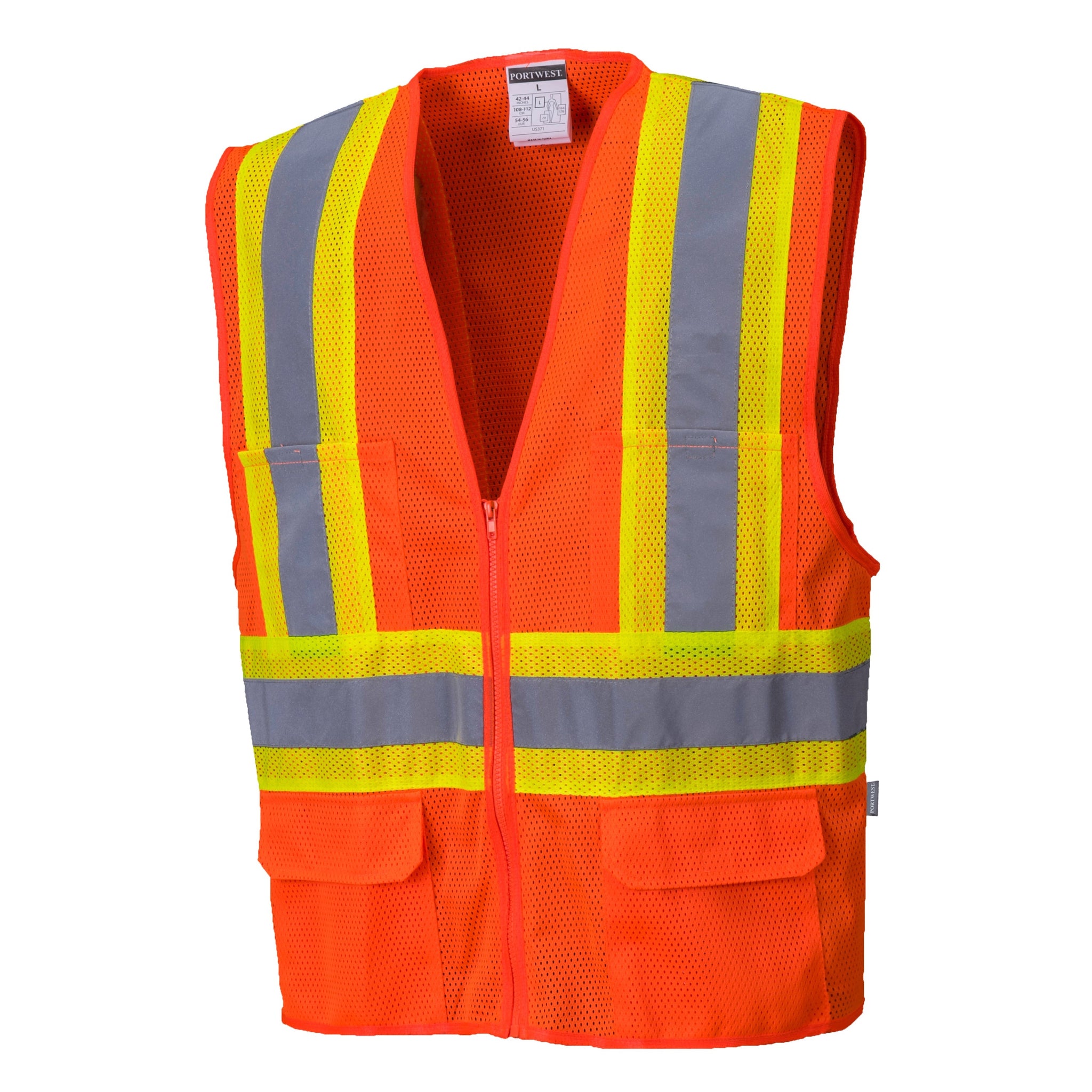 Orange Safety Vest | High Visibility Reflective Vests — Safety Vests ...